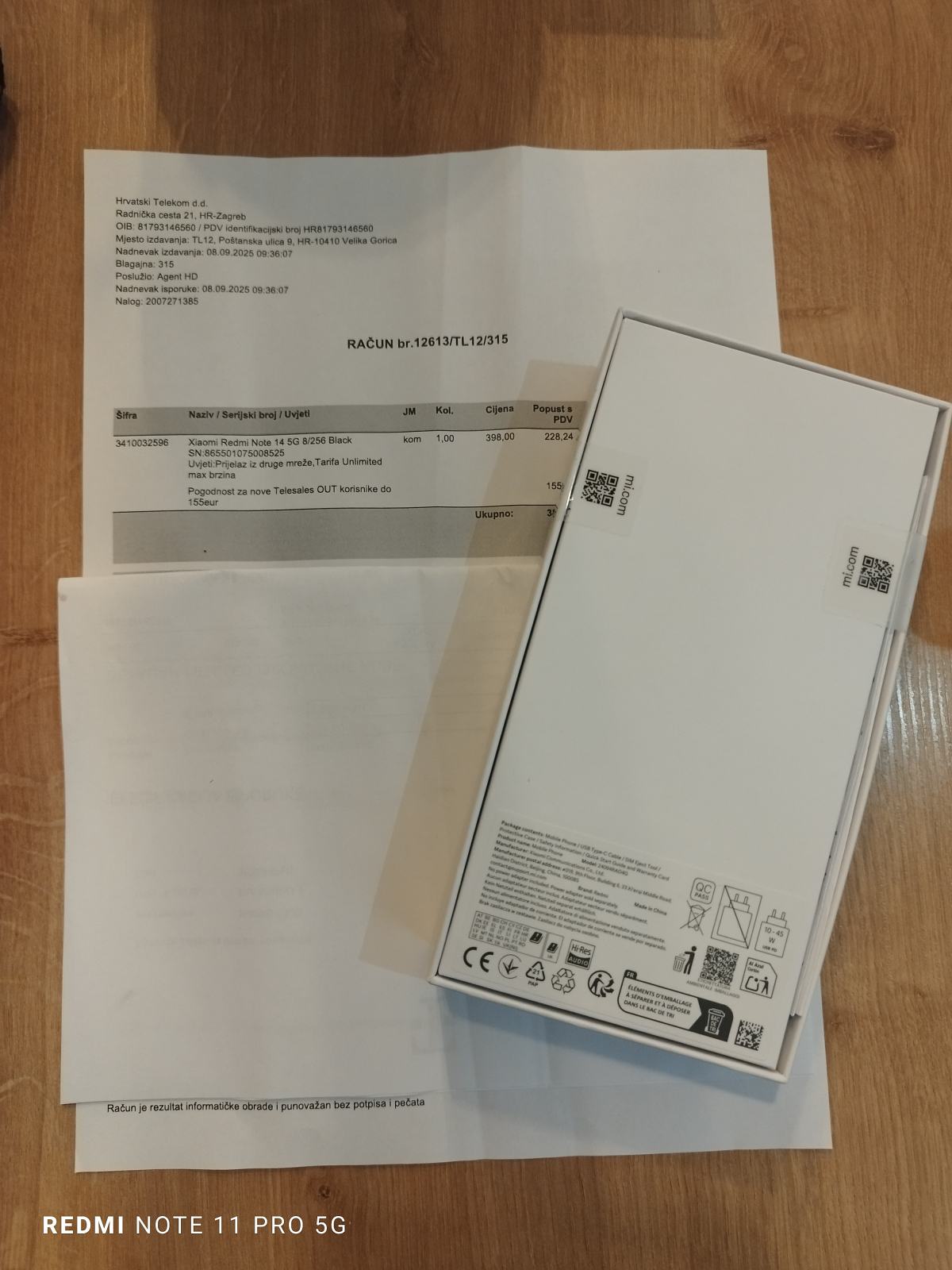 XIAOMI Redni Note 14 5G 8/256