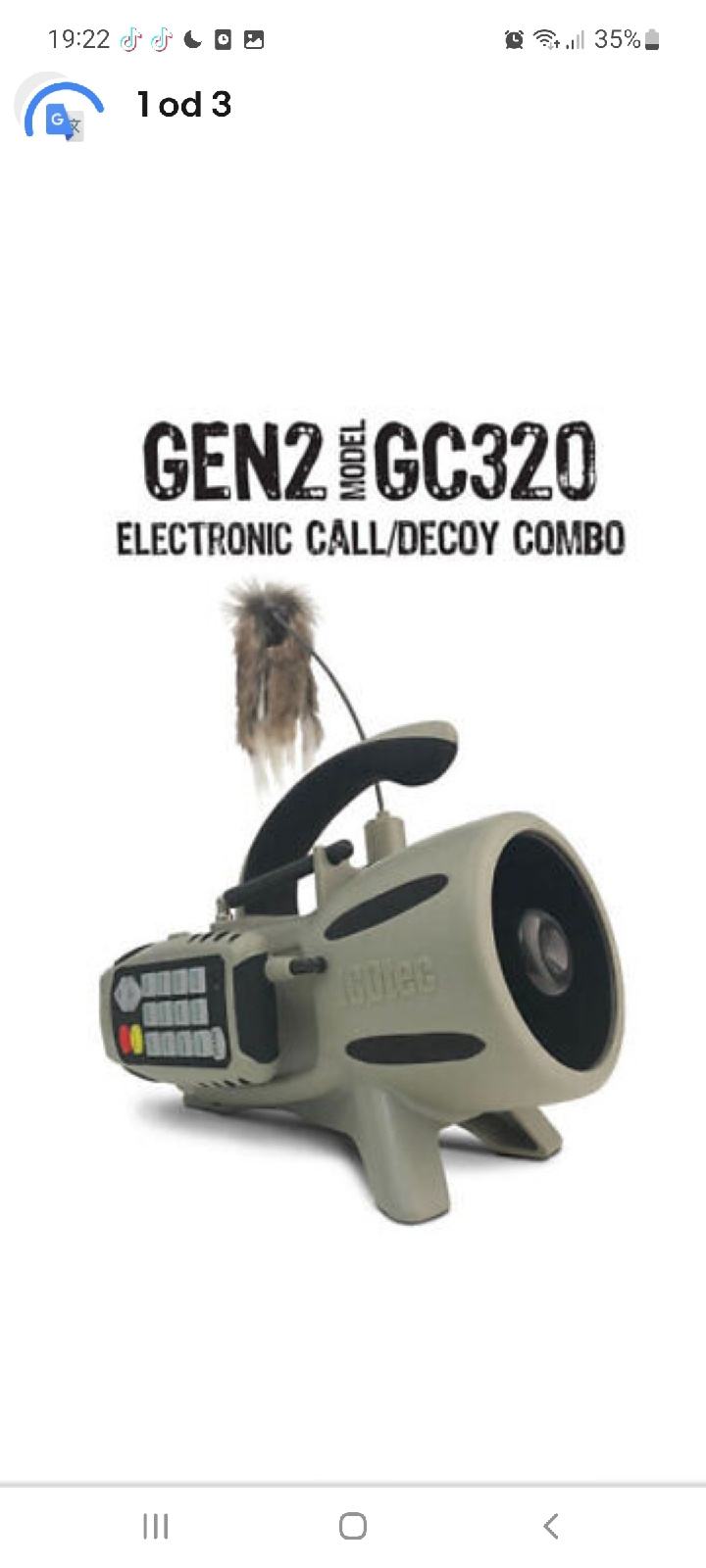 Ico tec GC320 vabilica za lisicu i čaglja