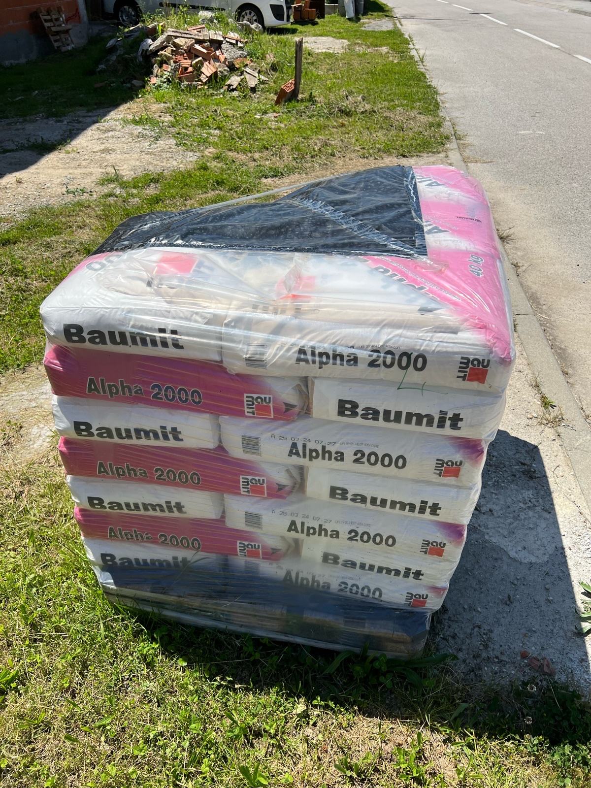 Tekući samonivelirajući estrih u vrećama Baumit Alpha 2000