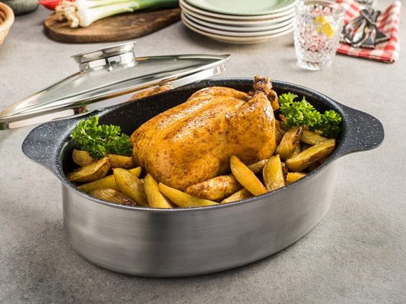 Novi Delimano Ovalni pekač - sa česticama dijamanta i titanijuma