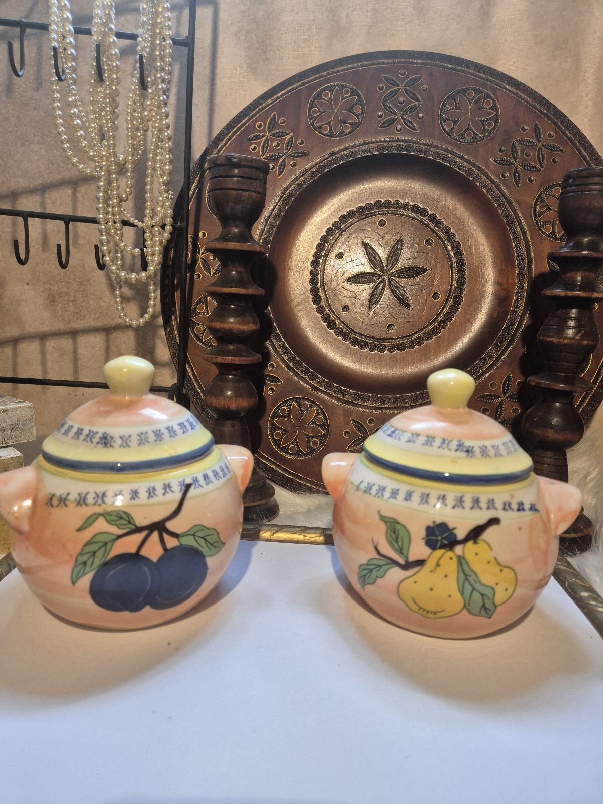 Set 2 keramičke posude za šećer i sol