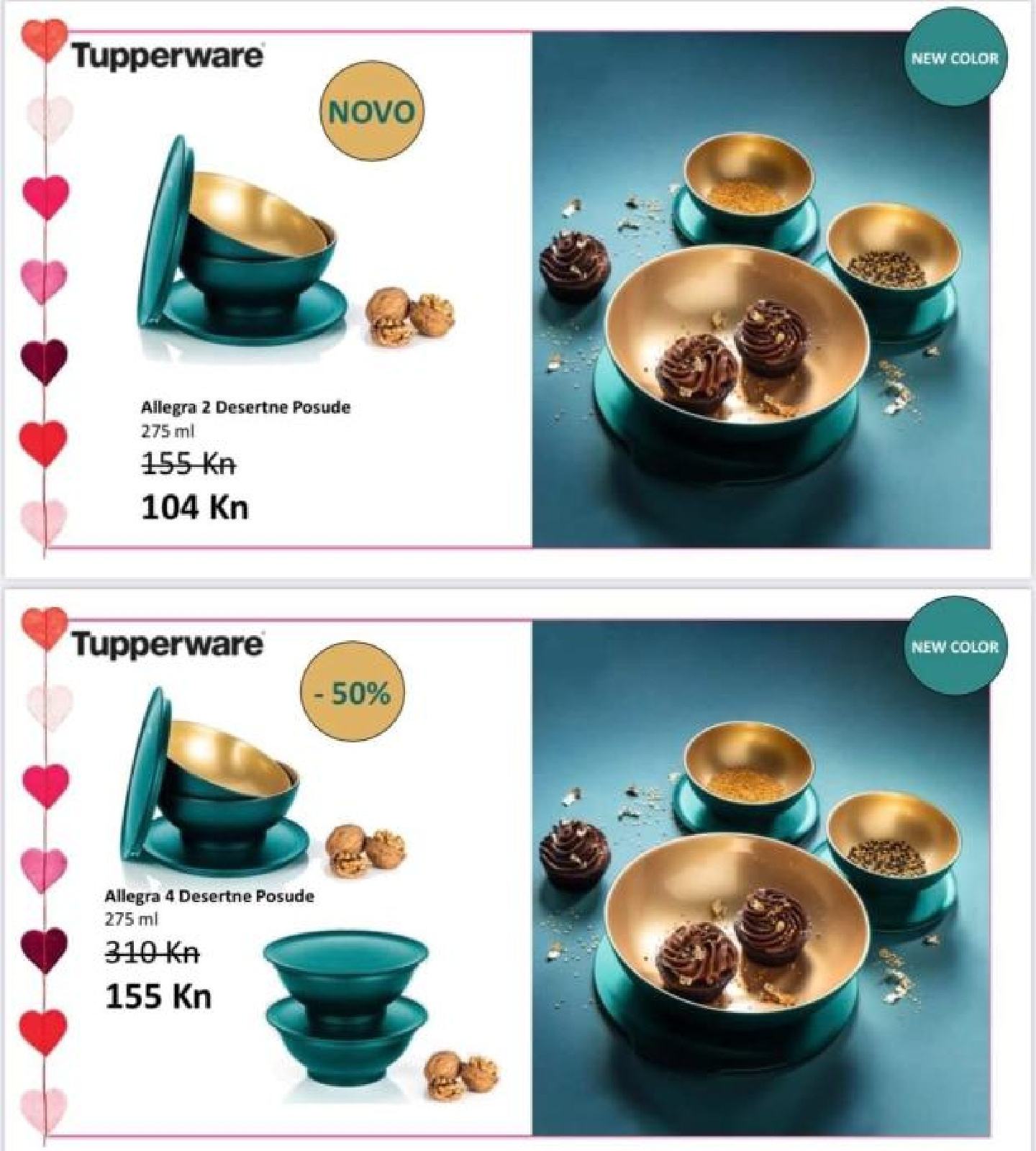 Tupperware Allegra posude