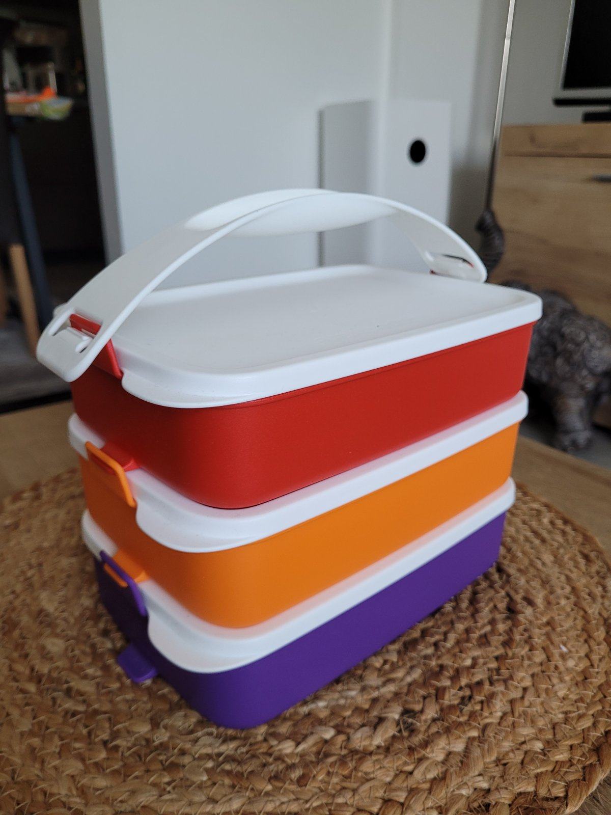 Tupperware Click To Go 3x 900ml