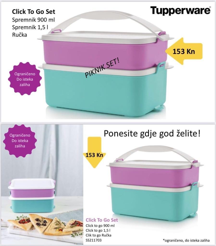 Tupperware Click to go