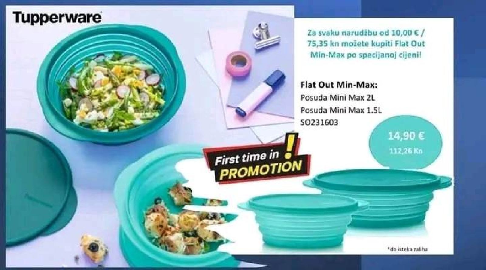 Tupperware Mini Max posude
