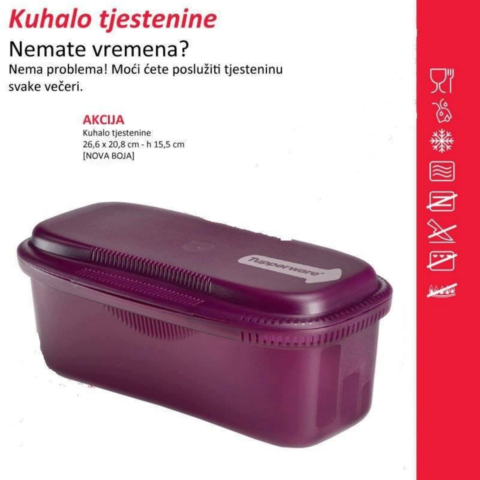 Tupperware MW Pasta Maker Long 1,9l kuhalo za tjesteninu