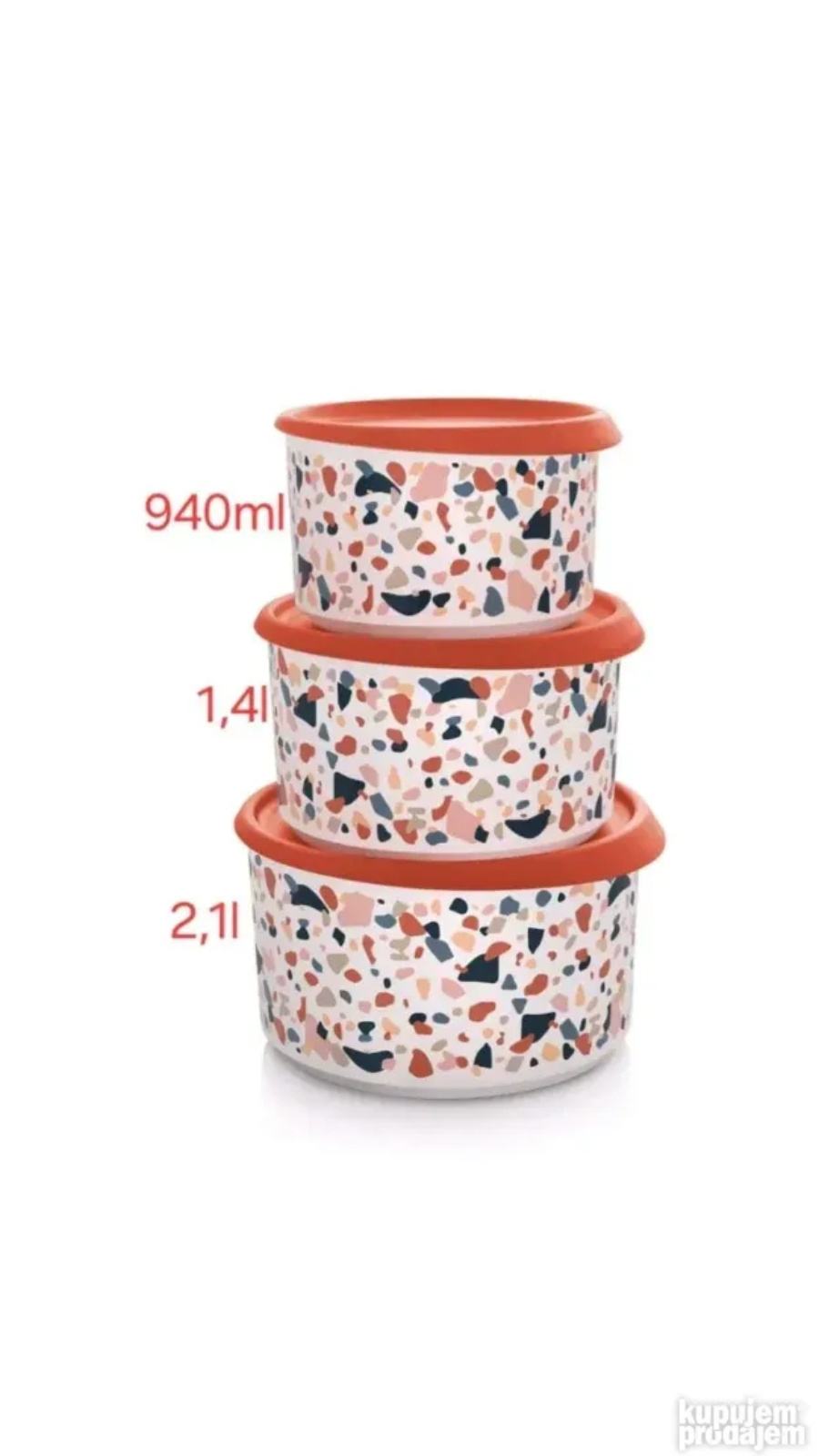 Tupperware Oblo set spremnika