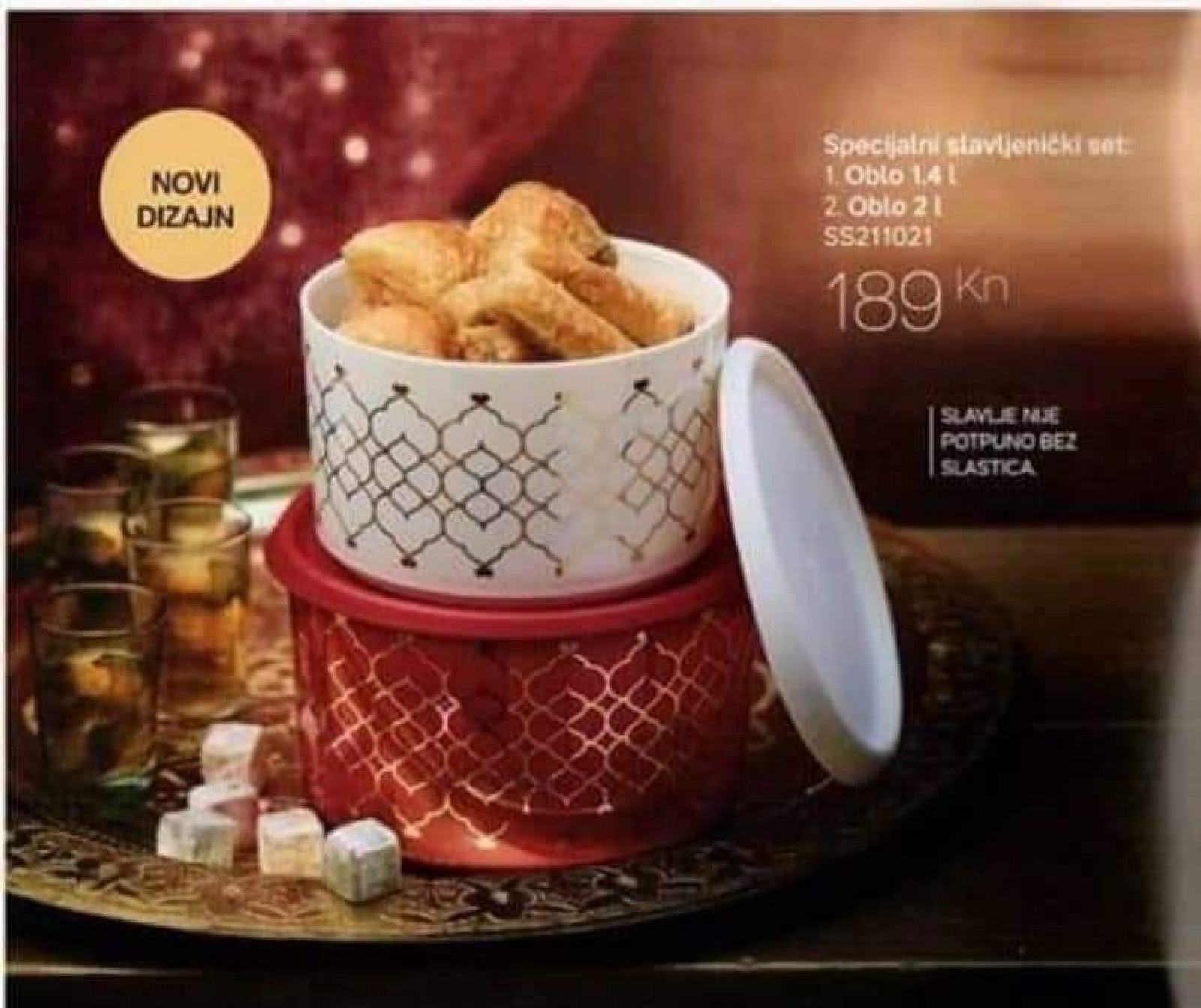 Tupperware oblo spremnici