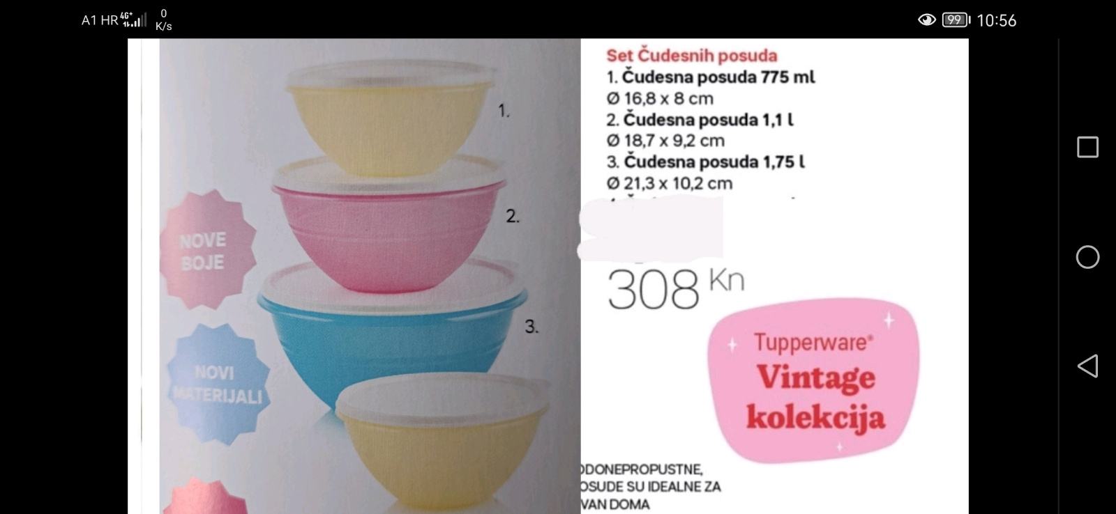 Tupperware set čudesnih posuda