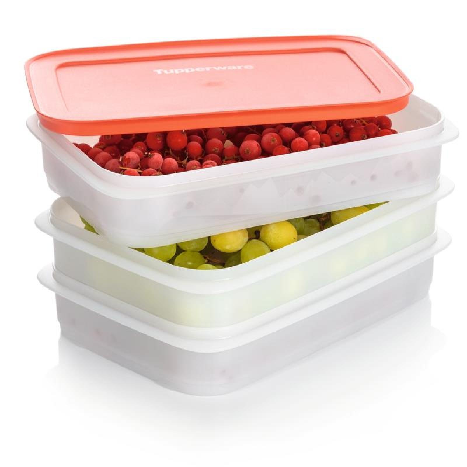 Tupperware set trio spremnika za zamrzivač složivi
