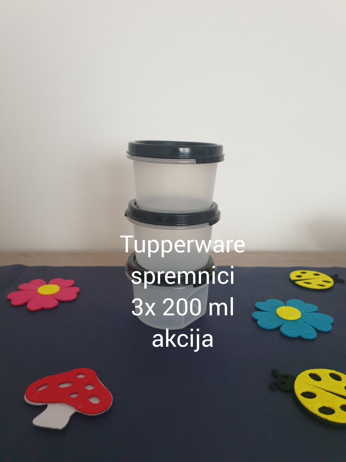 Tupperware spremnici 3x200 ml
