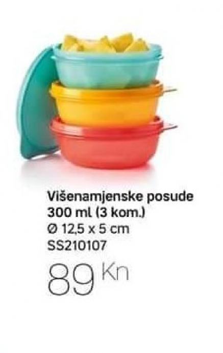 Tupperware višenamjenske posude 300ml
