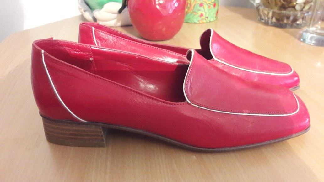 53br NOVO Zenske Cipele Crvene br.38 talijanske CUSEPERSONALI