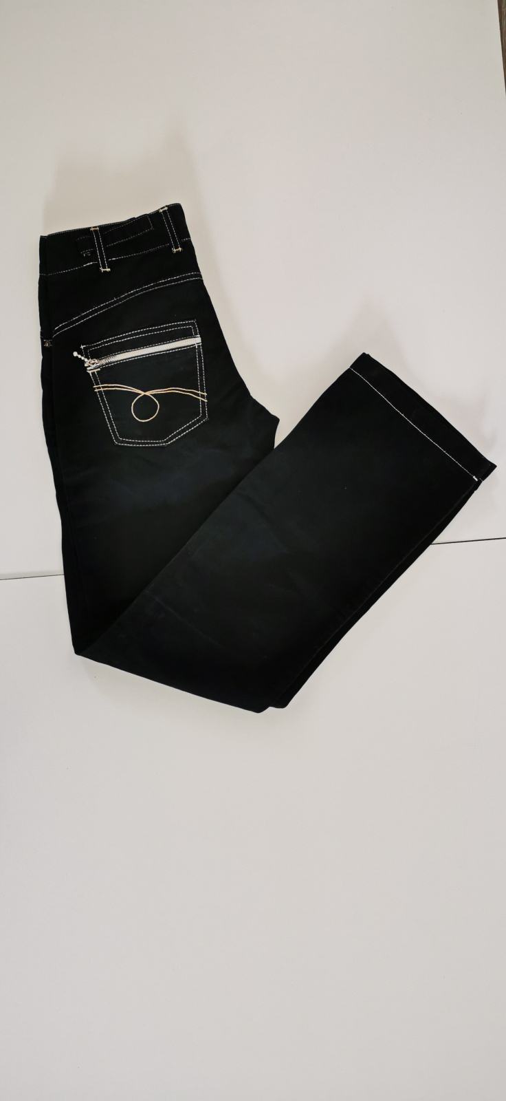 Crne traperice SamTeks - dječje ili broj XS - S - opseg struka 72 cm