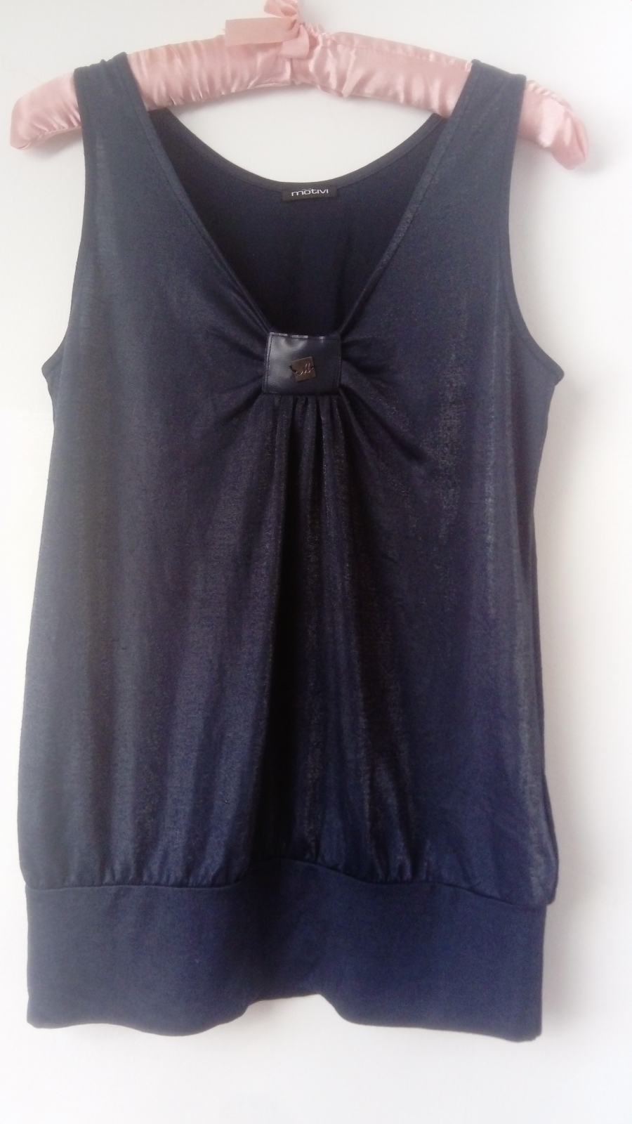 Tamno plavi svečani svjetlucavi top Motivi NOVO 38