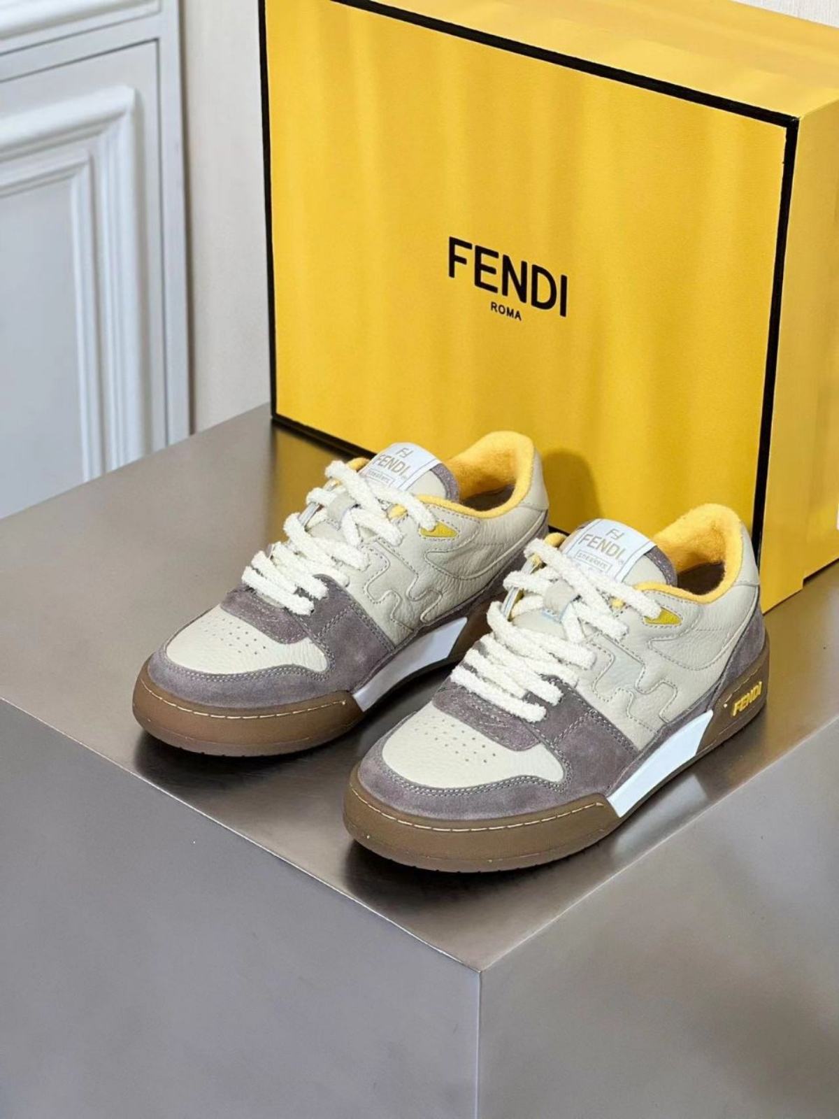 Fendi Match Beige Yellow