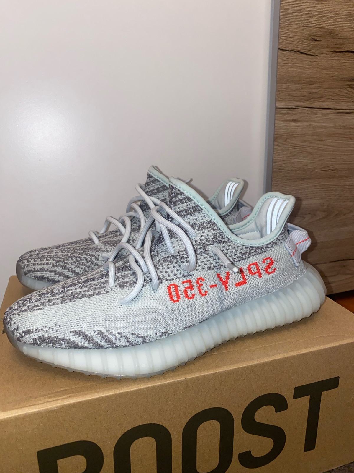 Yeezy blue tint