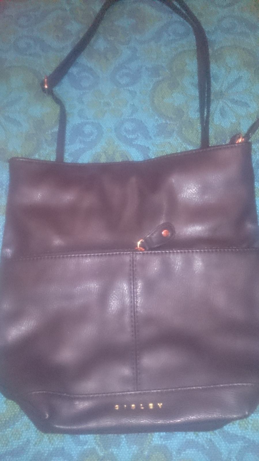 ORIGINAL SISLEY ŽENSKA TORBICA TORBA EKO KOŽA CROSSBODY PISMO AKCIJA