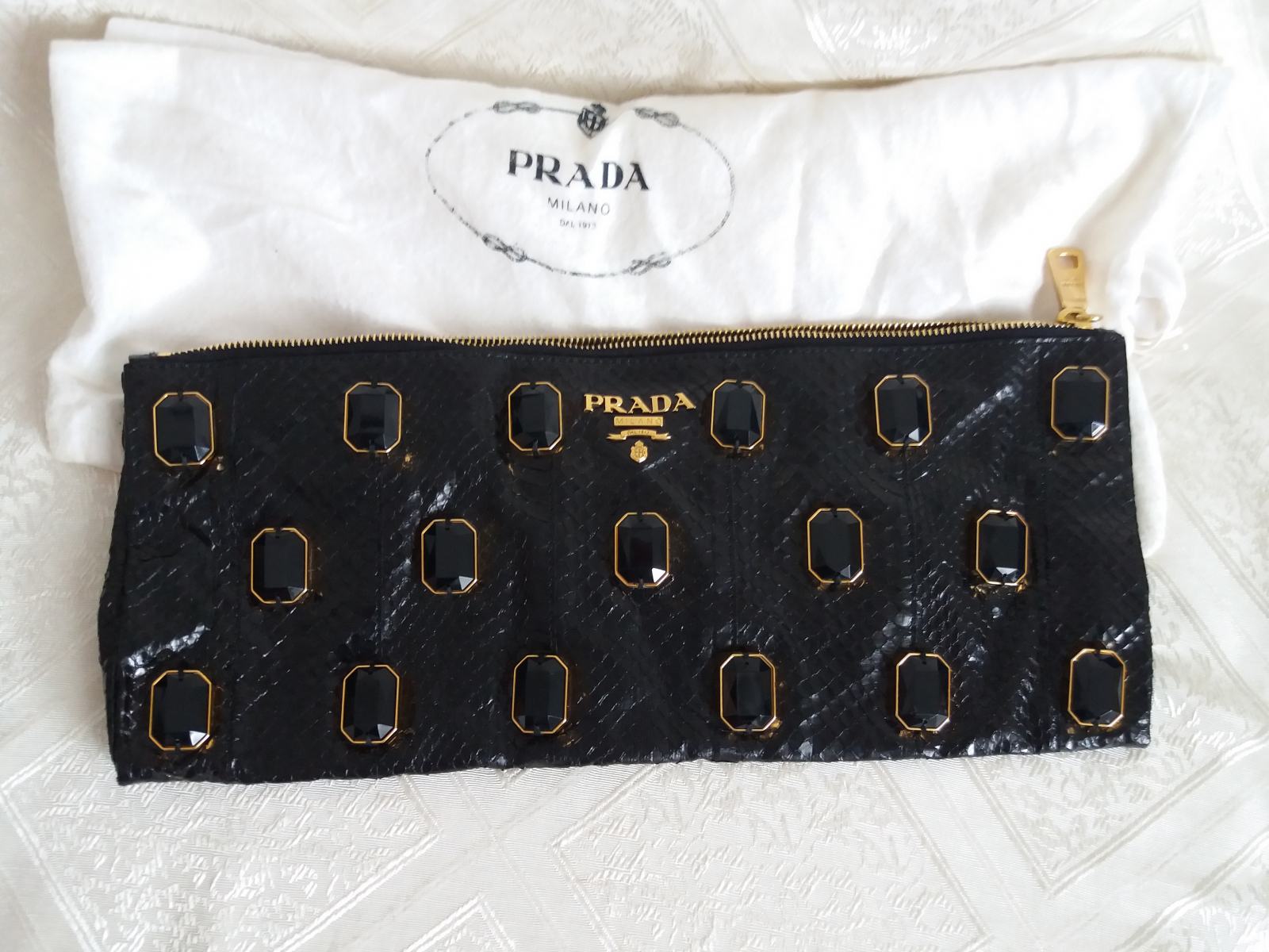 PRADA clutch torbica koža pitona novo