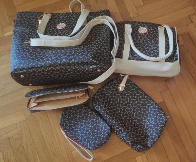set zenskih torbi 5kom