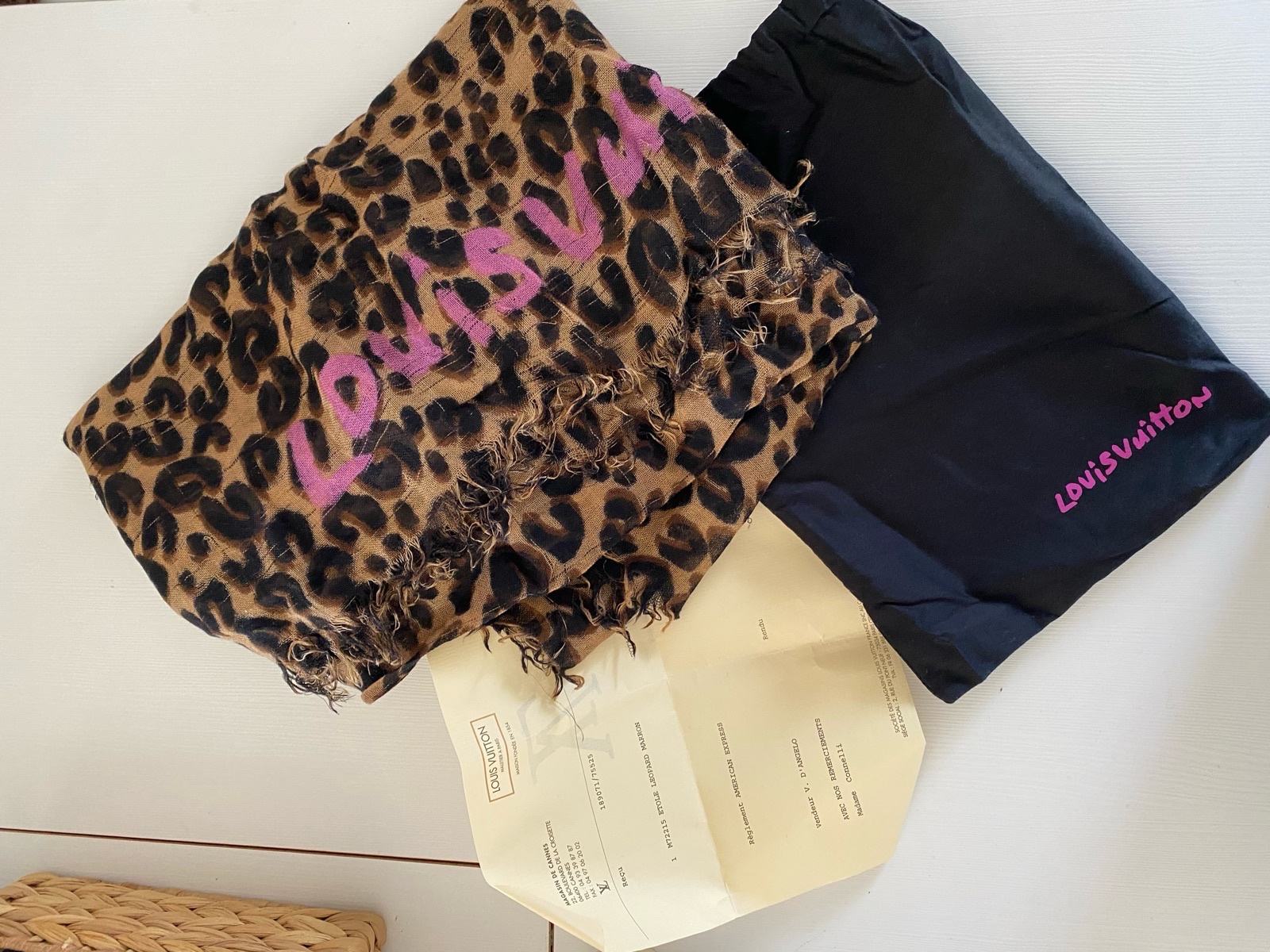 Louis Vuitton Leopard Stole – model M72215 (Stephen Sprouse kolekcija)