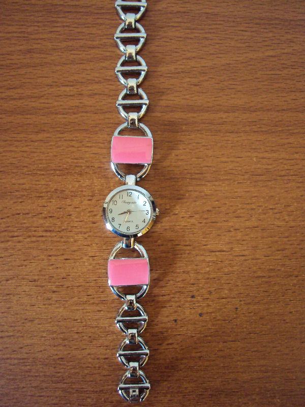 NOVI Rozi metalni sat