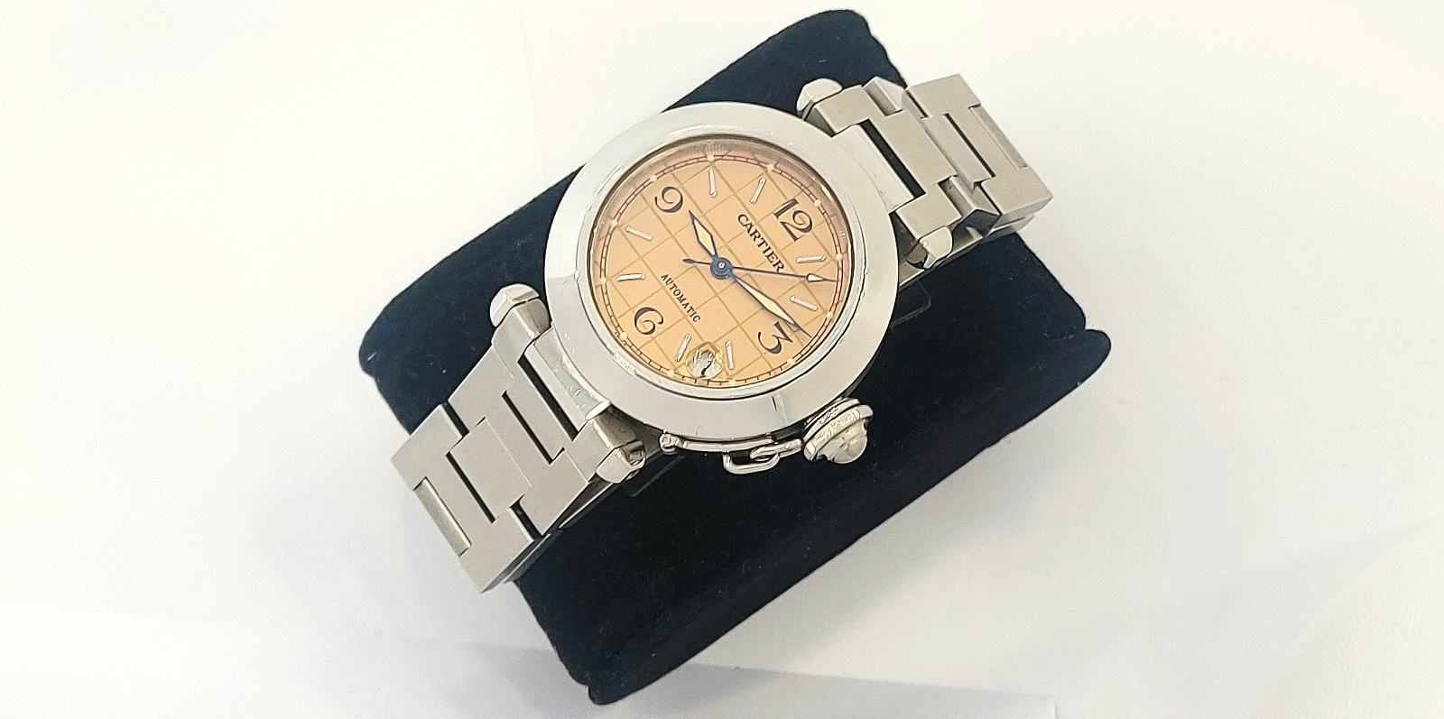 RUCNI SAT PASHA DE CARTIER AUTOMATIC 35MM***DO 24 RATE*** R1!