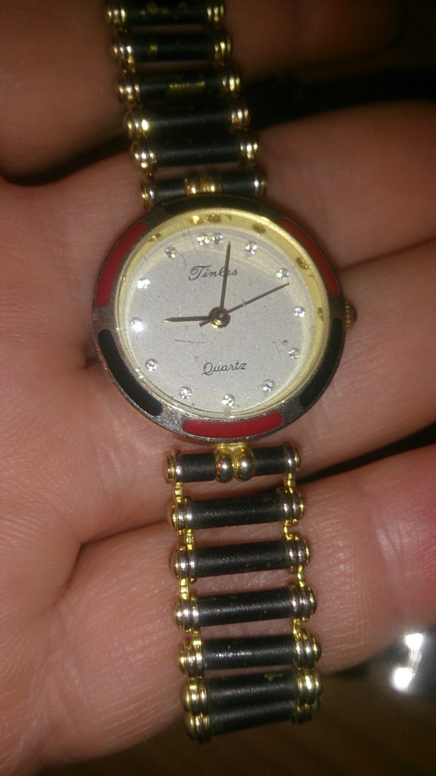 ANTIKNI RUČNI ŽENSKI SAT TINLES QUARTZ MANJE KUĆIŠTE