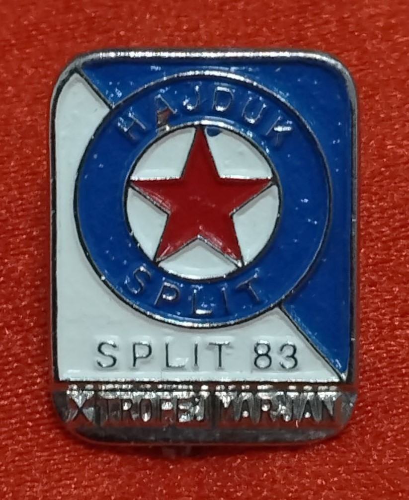 064) Hajduk značka Trofej Marjan 1983