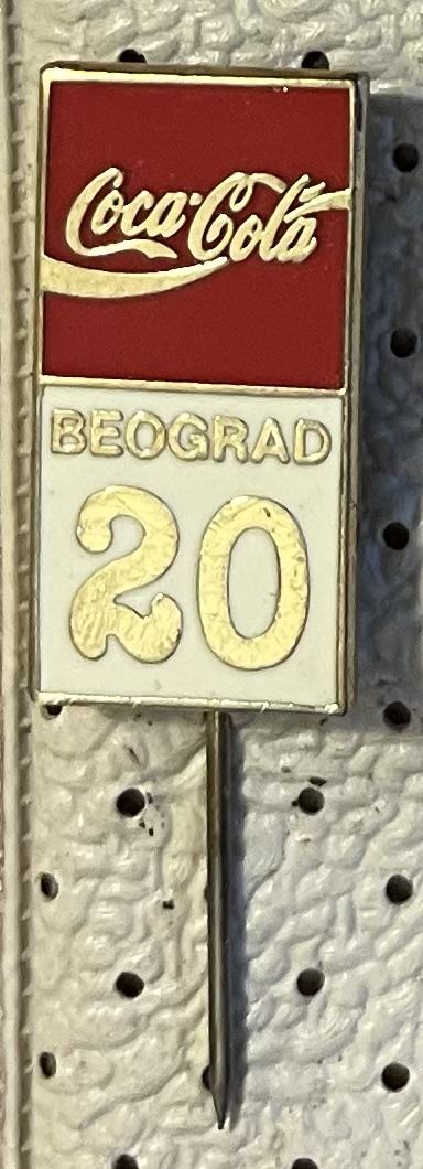 COCA-COLA, BEOGRAD 20 - ZNAČKA