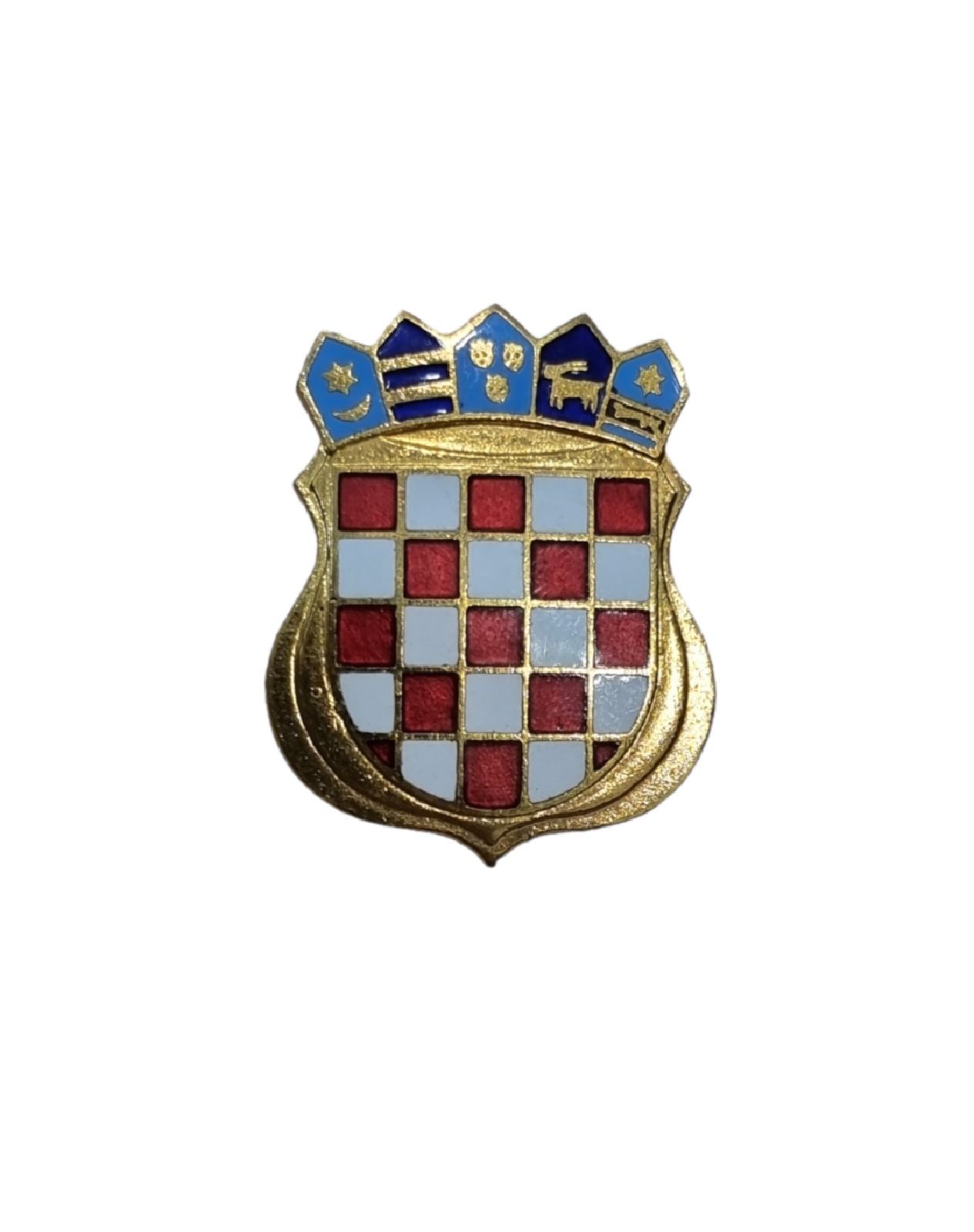 HRVATSKI GRB EMAJLIRANA ZNACKA *DO 24 RATE* POVOLJNO! R1!