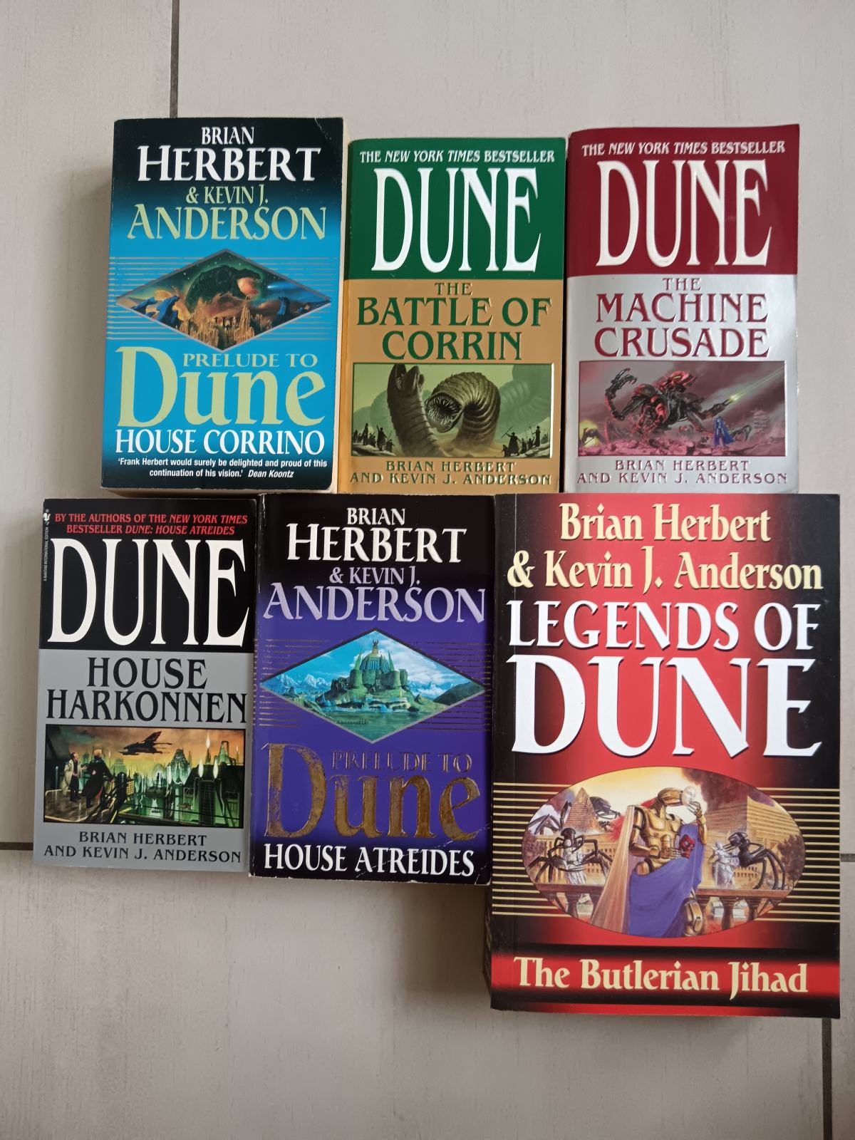 Brian Herbert/Kevin J.Anderson: Dune (komplet 6 knjiga)