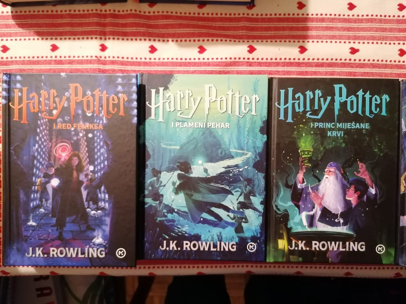 Rowling: Harry Potter i Plameni pehar;Red feniksa;Princ;Darovi smrti