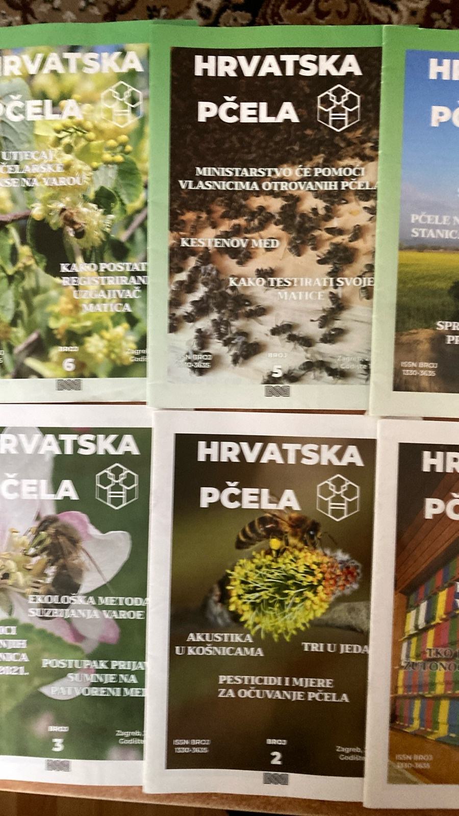 HRVATSKA PČELA ČASOPIS HRVATSKOG PCELARSKOG SAVEZA LOT 6 Kom 2022.