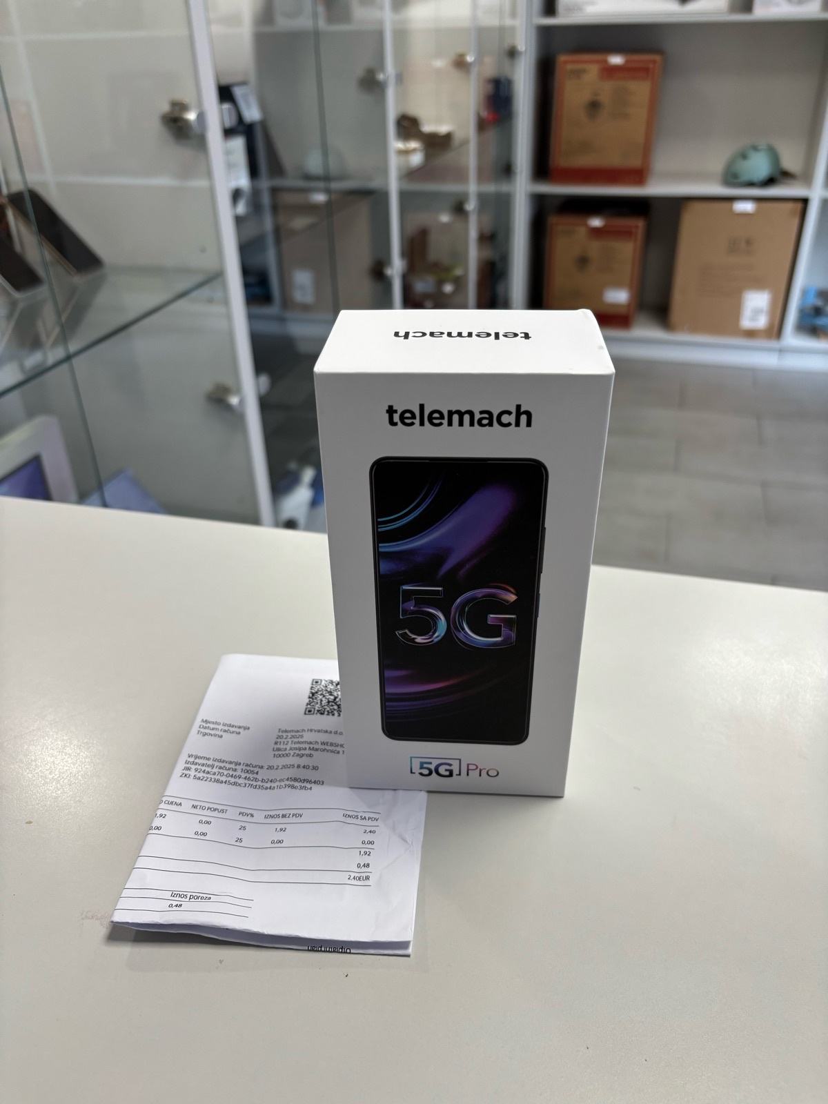 Telemach 5G Pro U25 6/256GB, NOVO, GARANCIJA, R1 račun