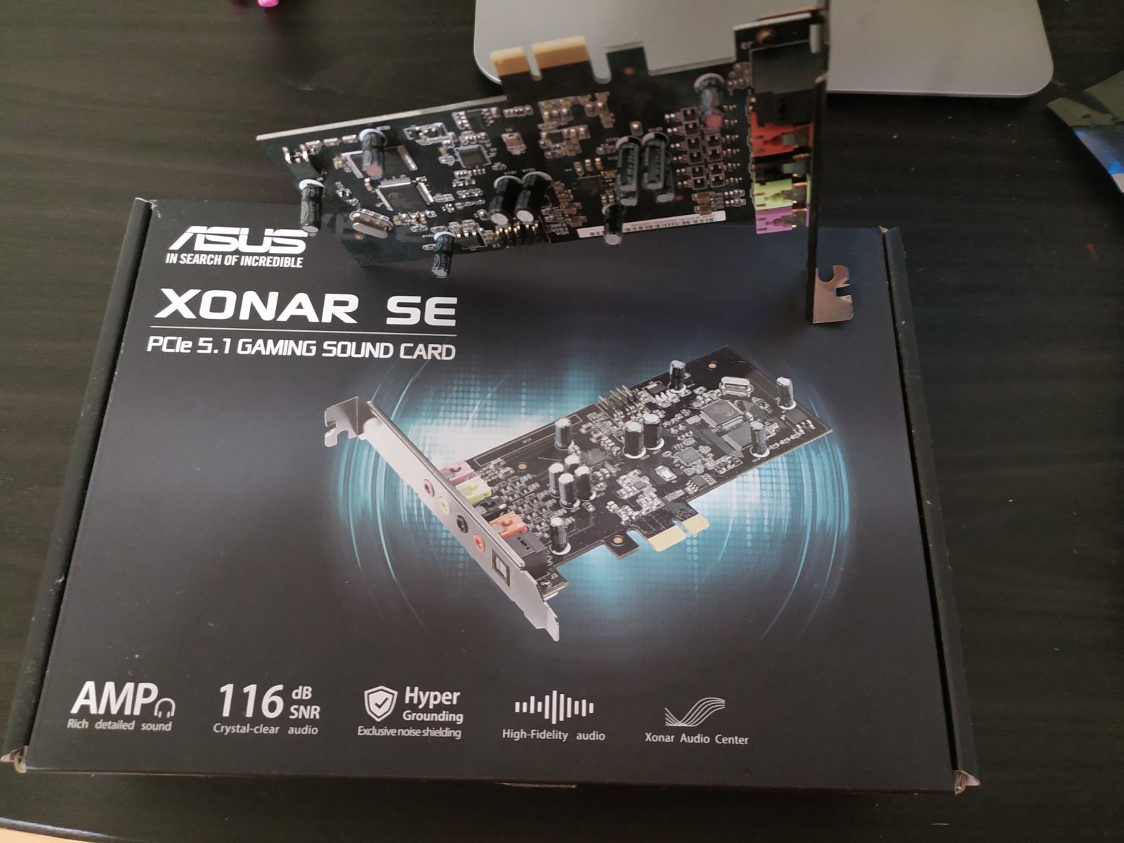 Asus Xonar SE 5.1 PCIe gaming sound card