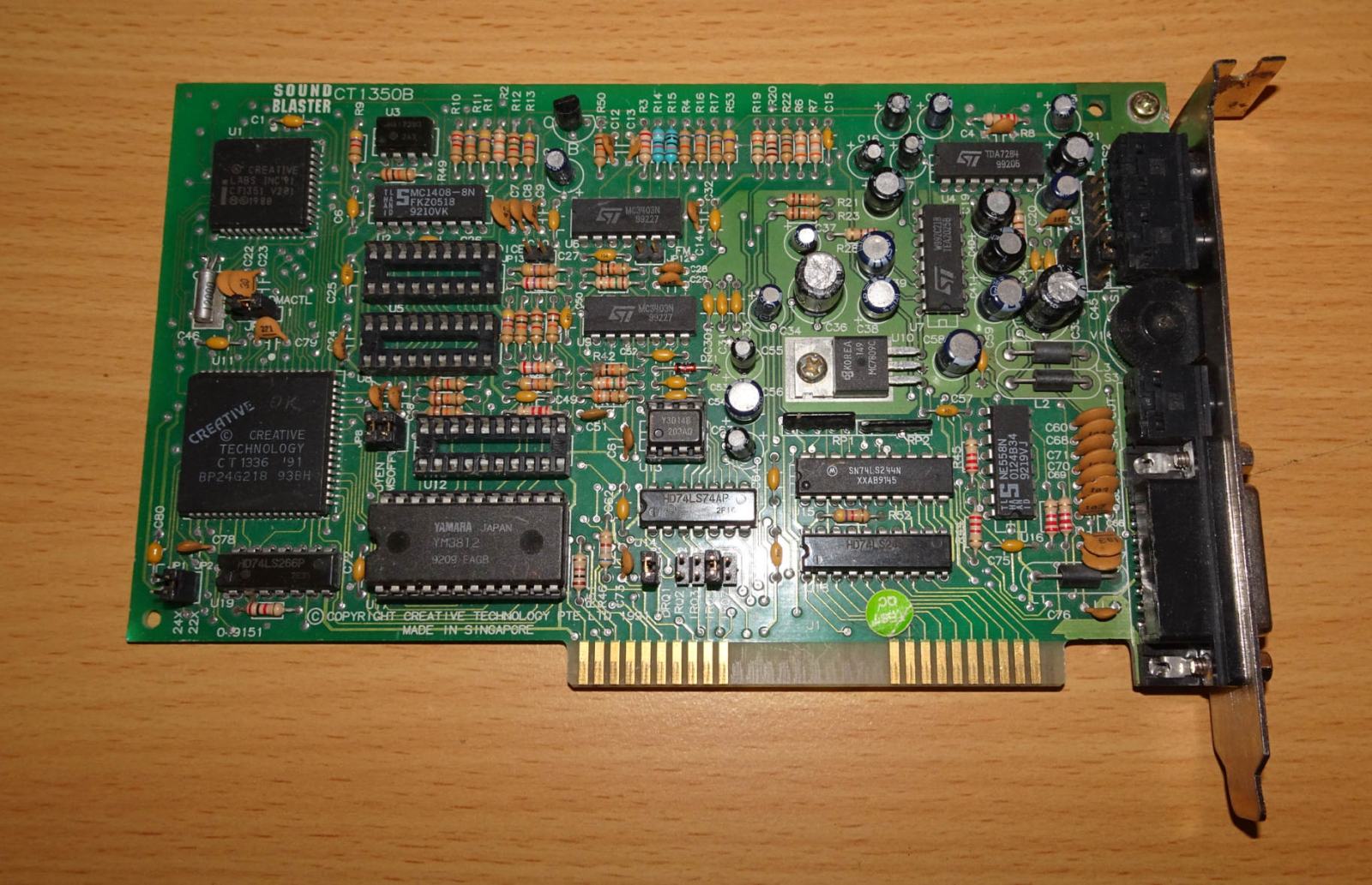 Creative Sound Blaster CT1350B ISA 8-bit