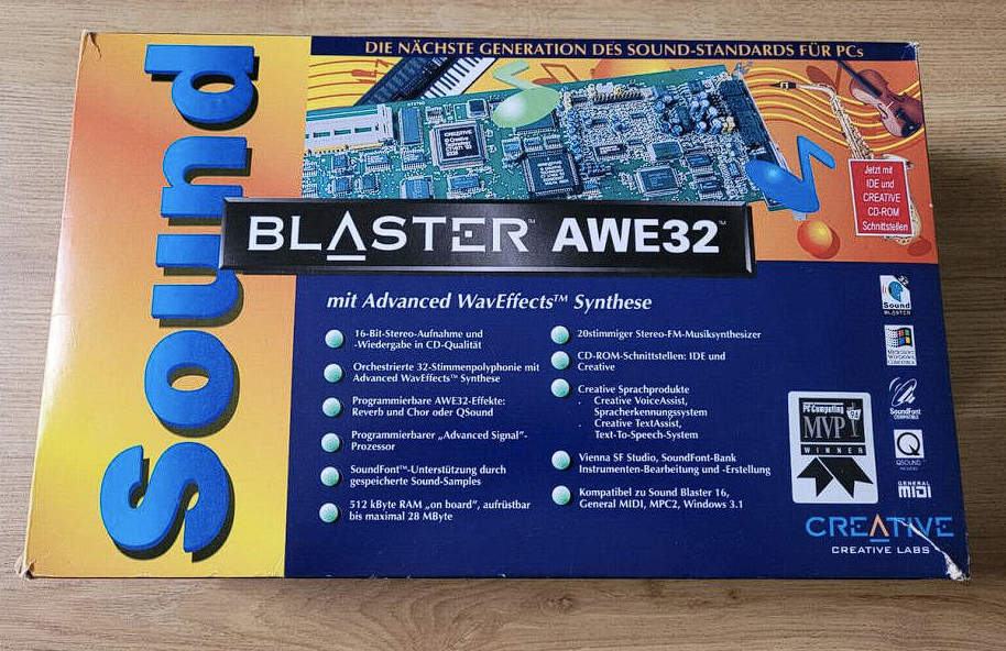 Creative Soundblaster AWE32 CT3900 ISA Yamaha OPL3 8MB komplet kutija