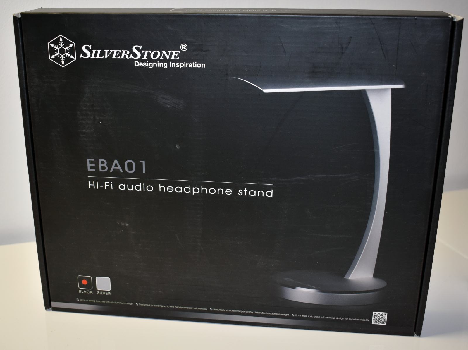 Headphone Stand - držač za slušalice SilverStone EBA01 HI-FI Audio