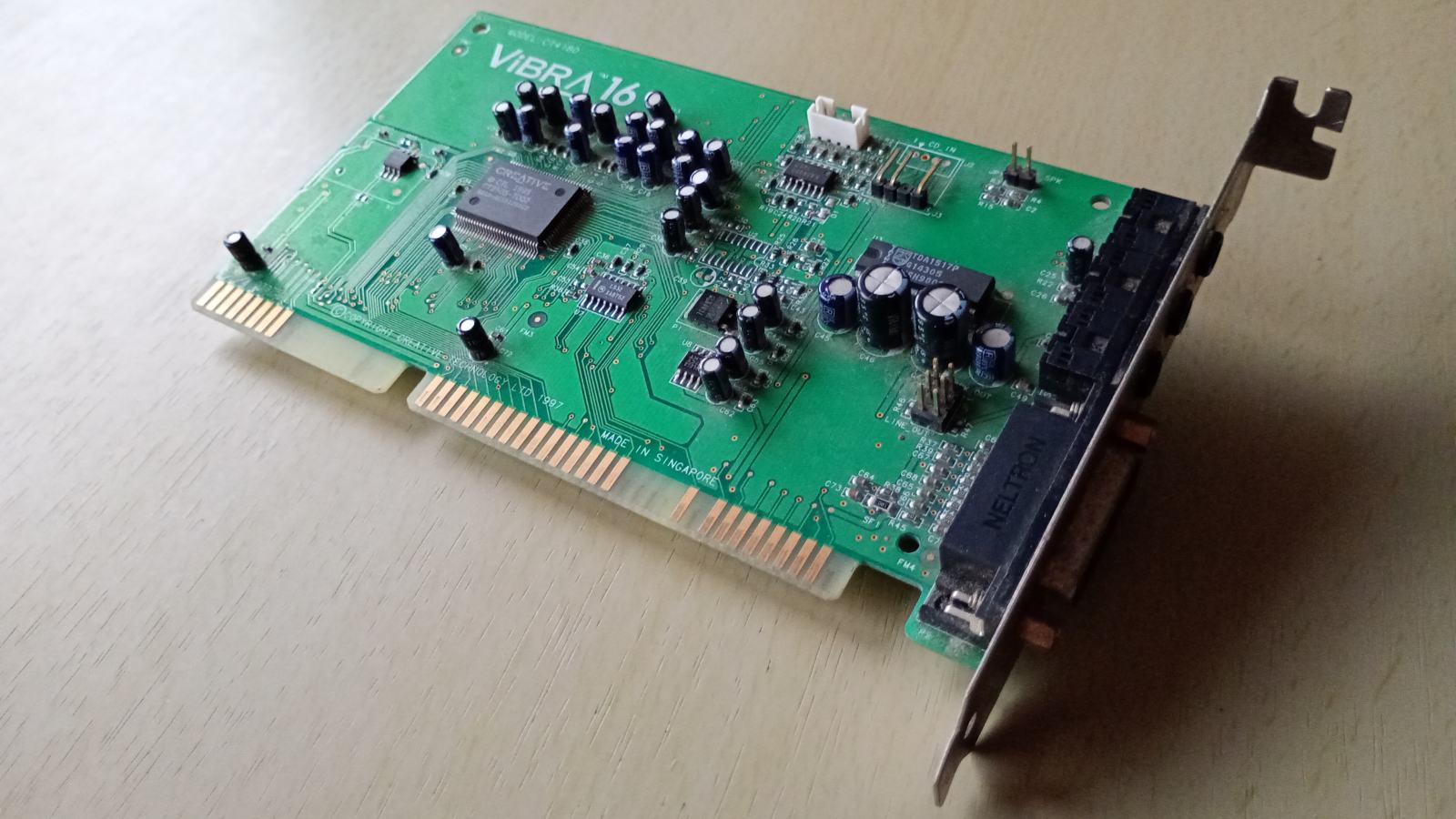 ISA Sound Card Creative Labs Vibra 16 CT4180 16-BIT ISA SOUND BLASTER