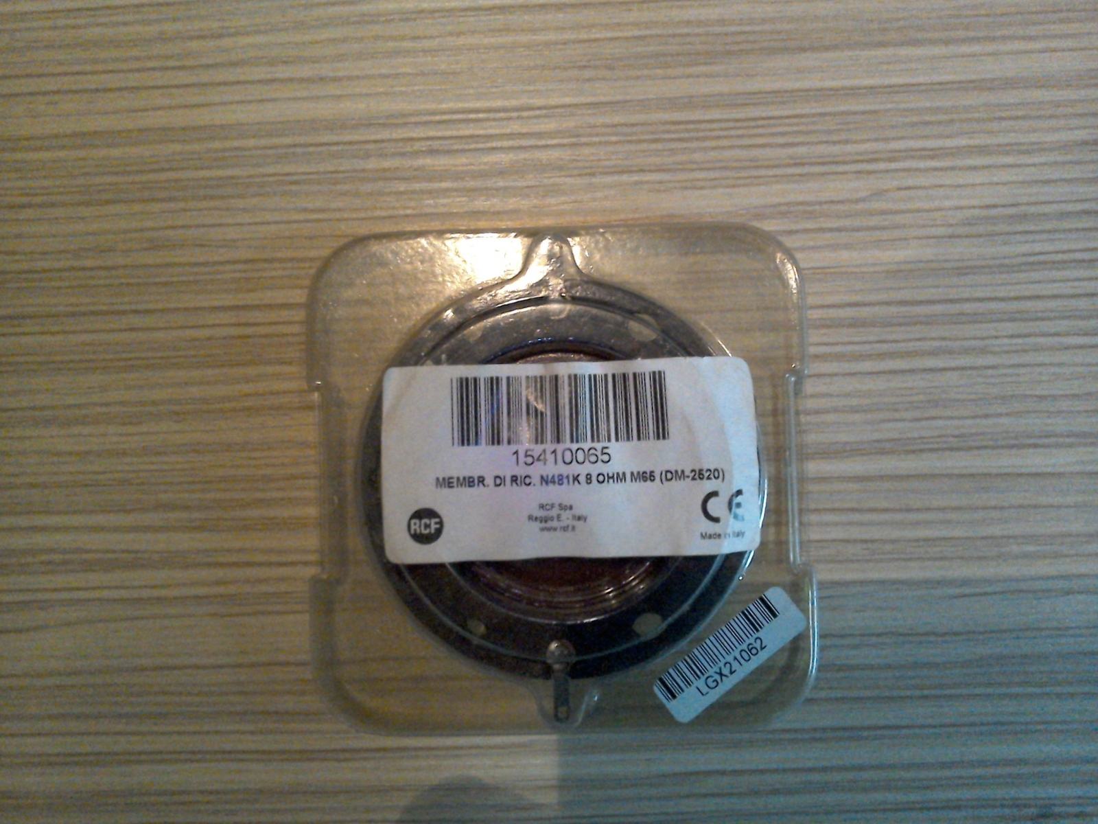 RCF DIAFRAGMA N481K 8 OHM M65 (DM-2520)