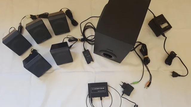 CREATIVE LABS INSPIRE P580 + 5.1 DIGITAL AUDIO DECODER