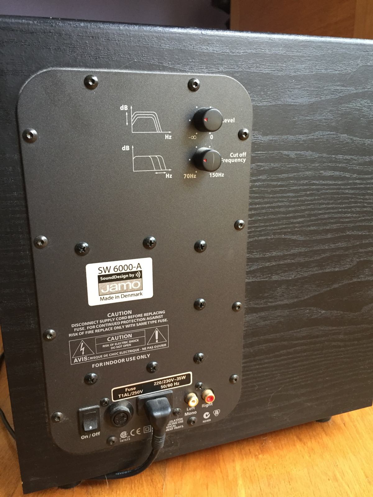 JAMO subwoofer SW 6000-A