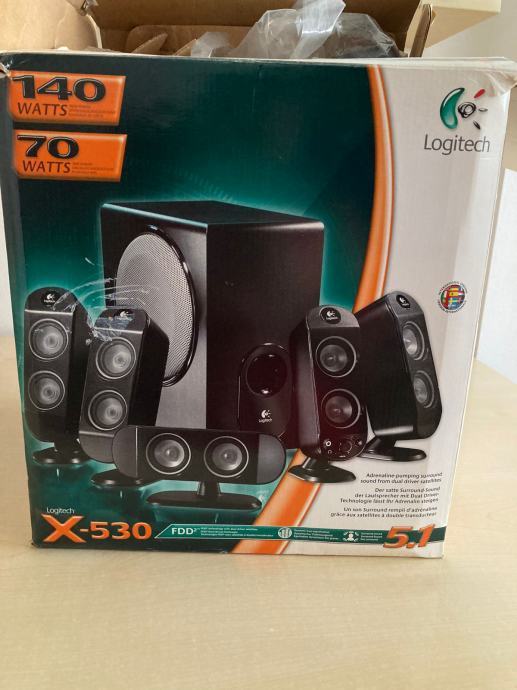 Logitech X530 zvučnici **NOVO** NIKAD KORIŠTENO