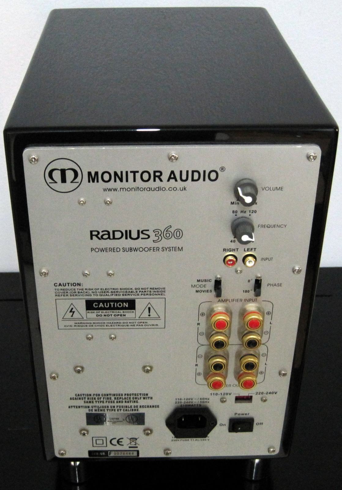 Monitor Audio Radius 360 subwoofer