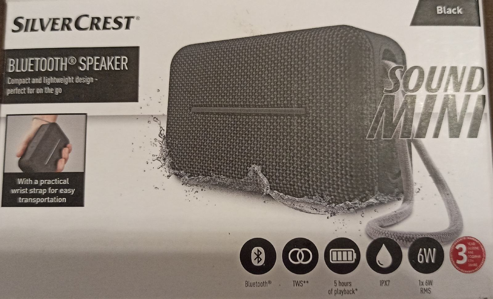 SilverCrest Bluetooth zvučnik sound mini