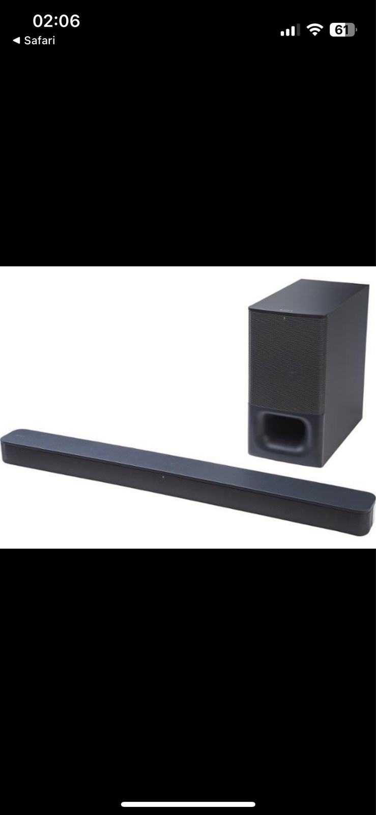 Sony soundbar HT-350