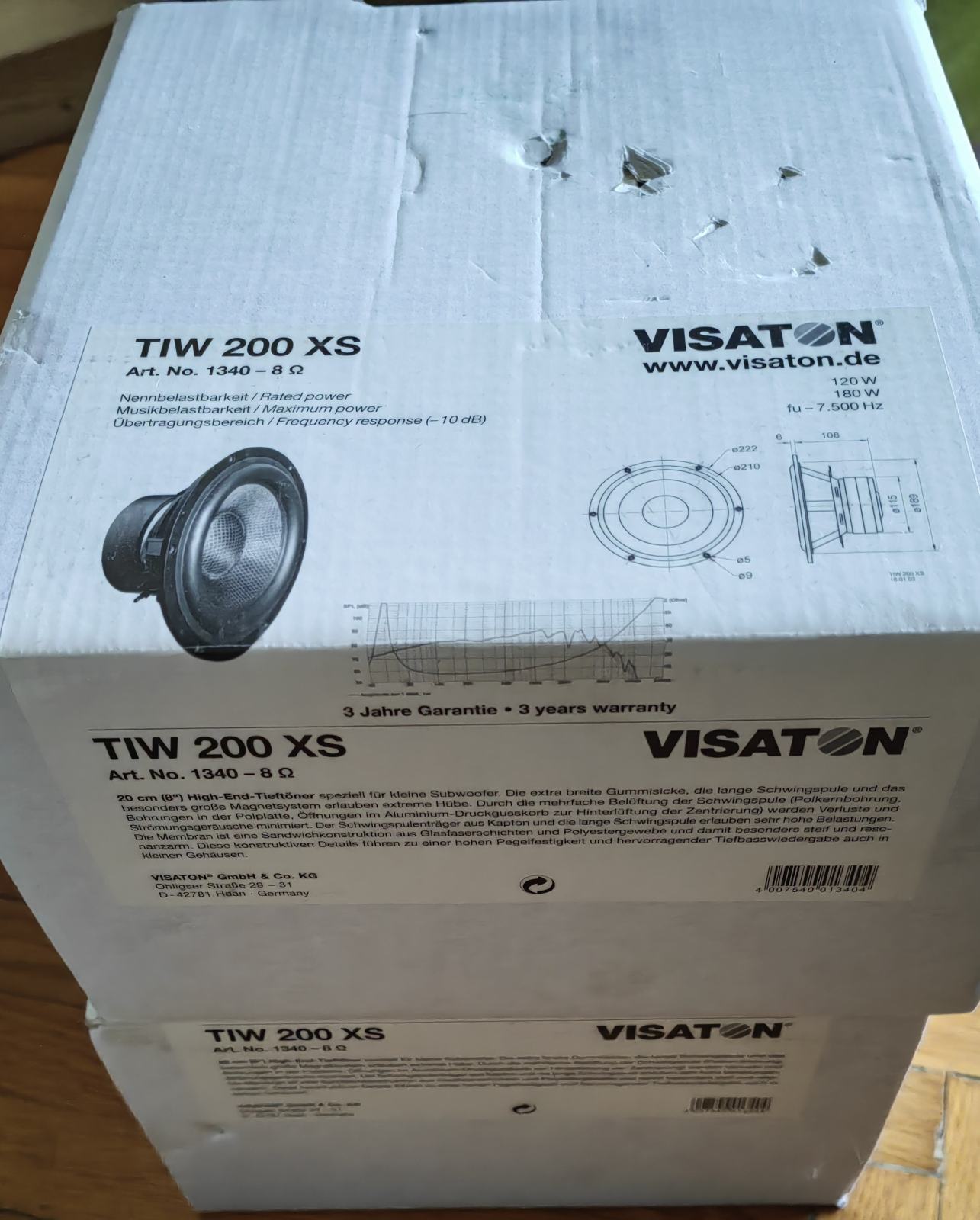 Visaton tiw 200 xs