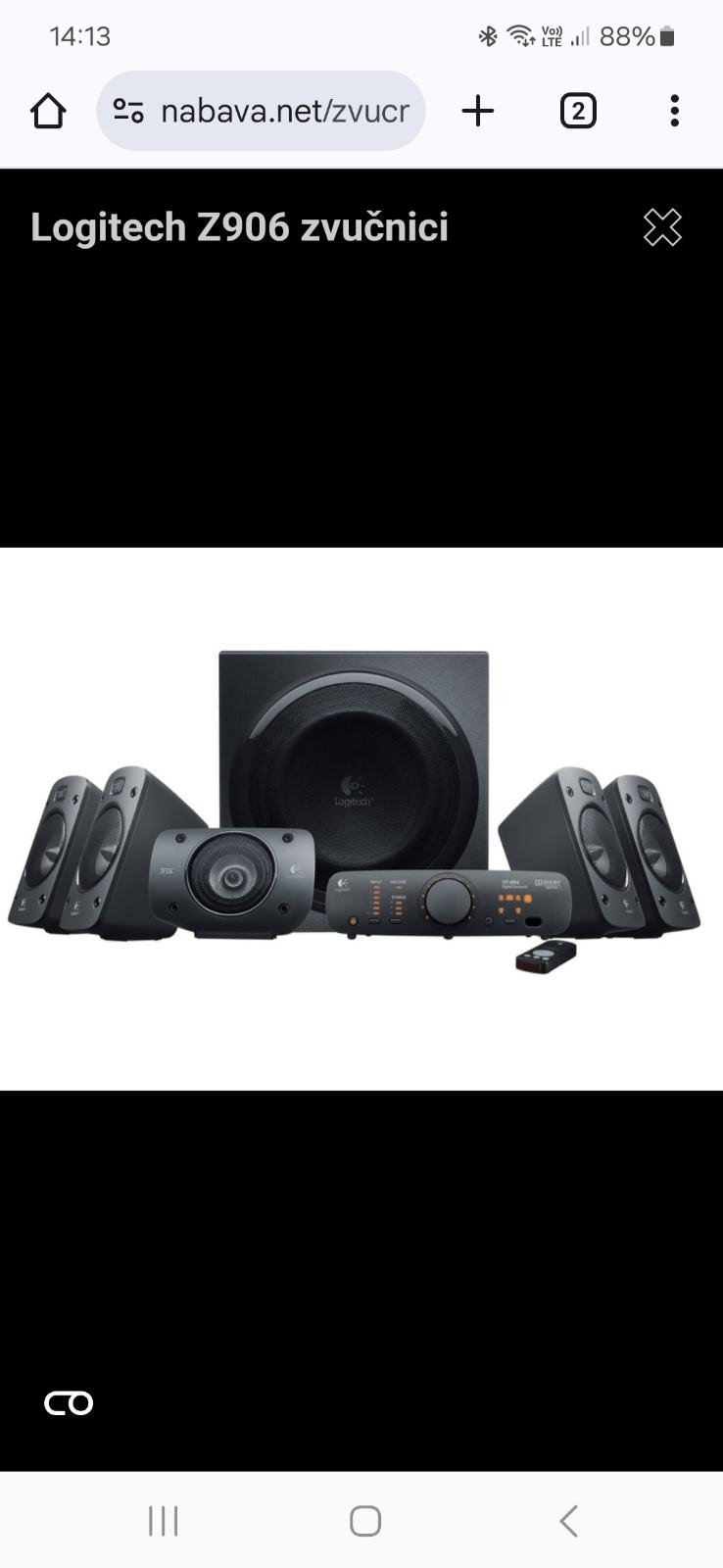 Zvučnici Logitech z906